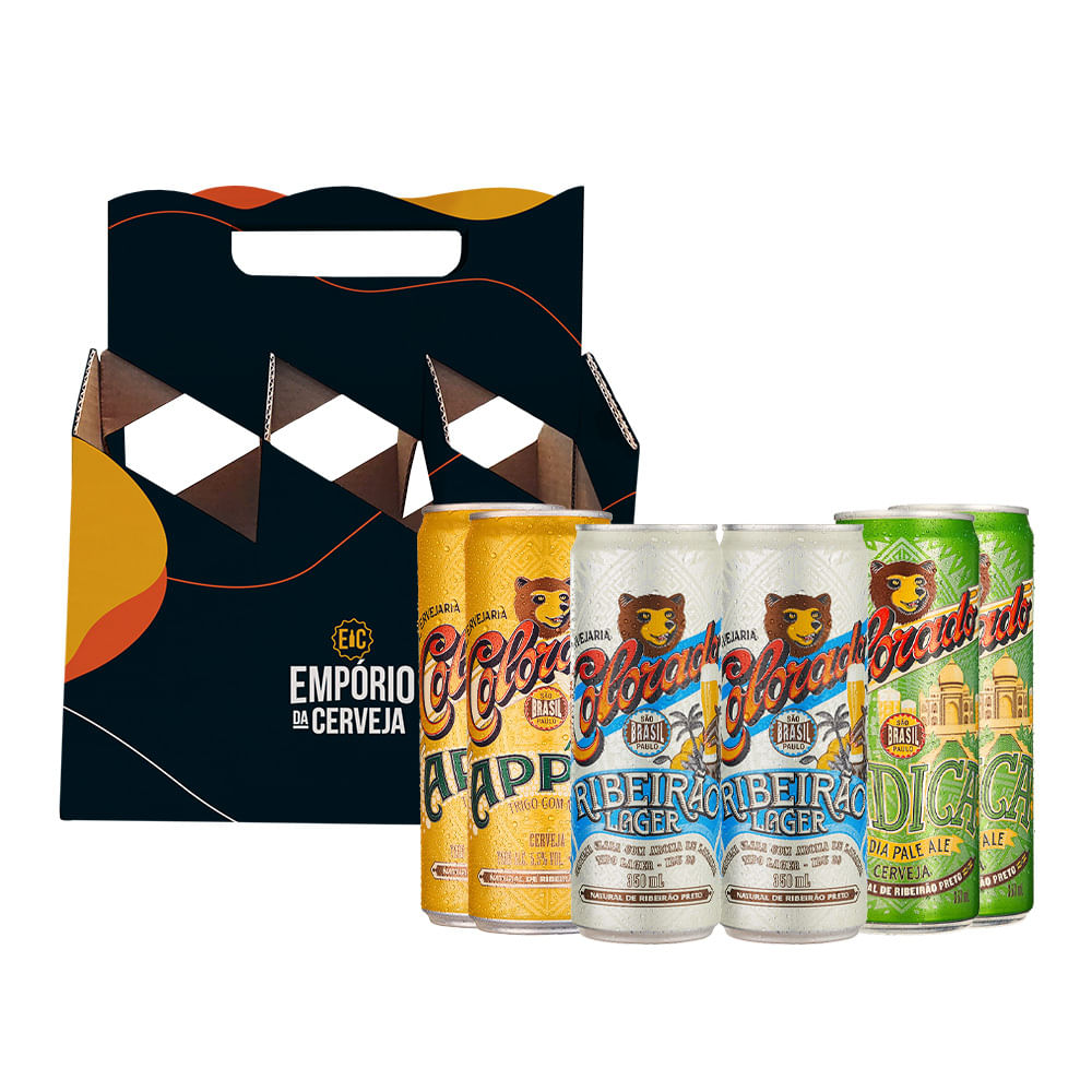 Kit Presente Cervejas Colorado (6 unidades) - Empório da Cerveja Kit Presente Cervejas Colorado (6 unidades) - Empório da Cerveja