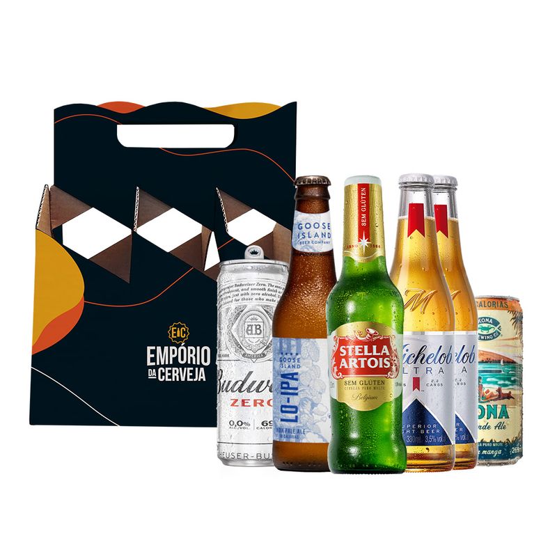 Kit Presente Cervejas Low Carb e Sem Álcool (6 unidades) - Empório da ... Kit Presente Cervejas Low Carb e Sem Álcool (6 unidades) - Empório da ...