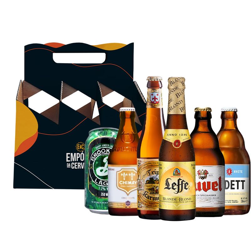 Kit Presente Cervejas Importadas (6 unidades) - Empório da Cerveja Kit Presente Cervejas Importadas (6 unidades) - Empório da Cerveja